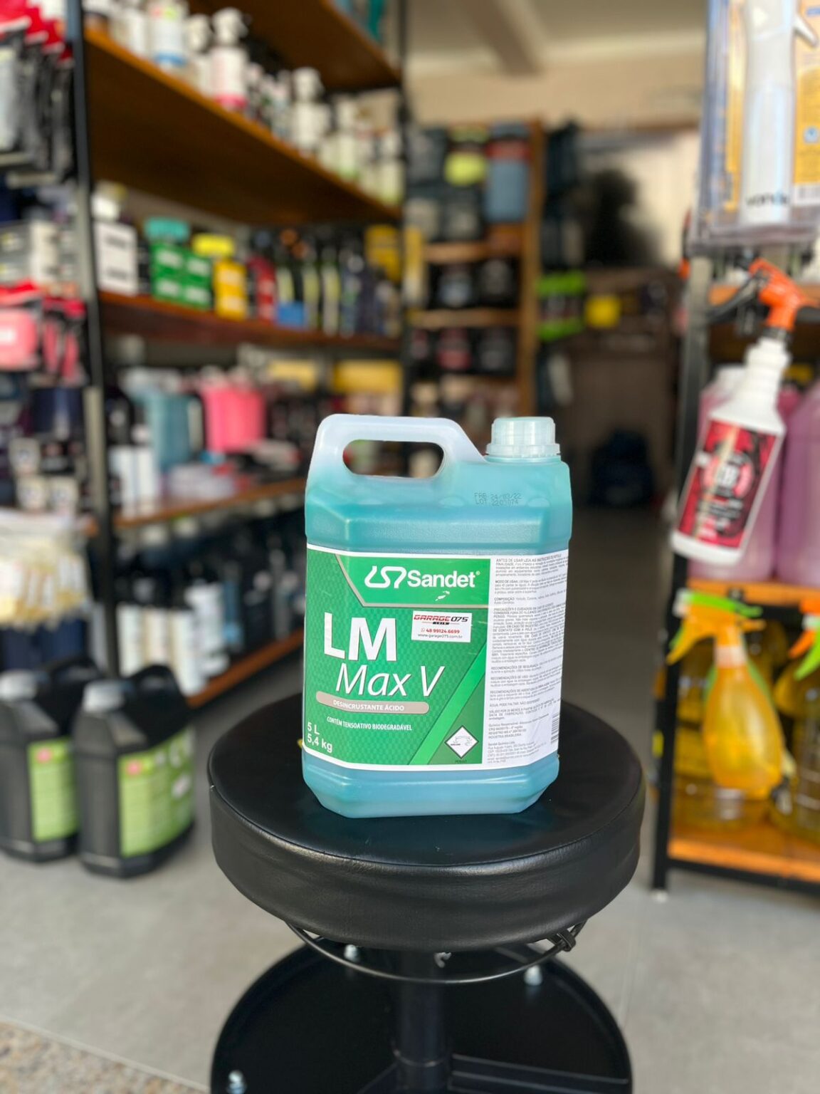 LM Max V Desincrustante Ácido 5L - Sandet - Garage 075 - O espaço para ...